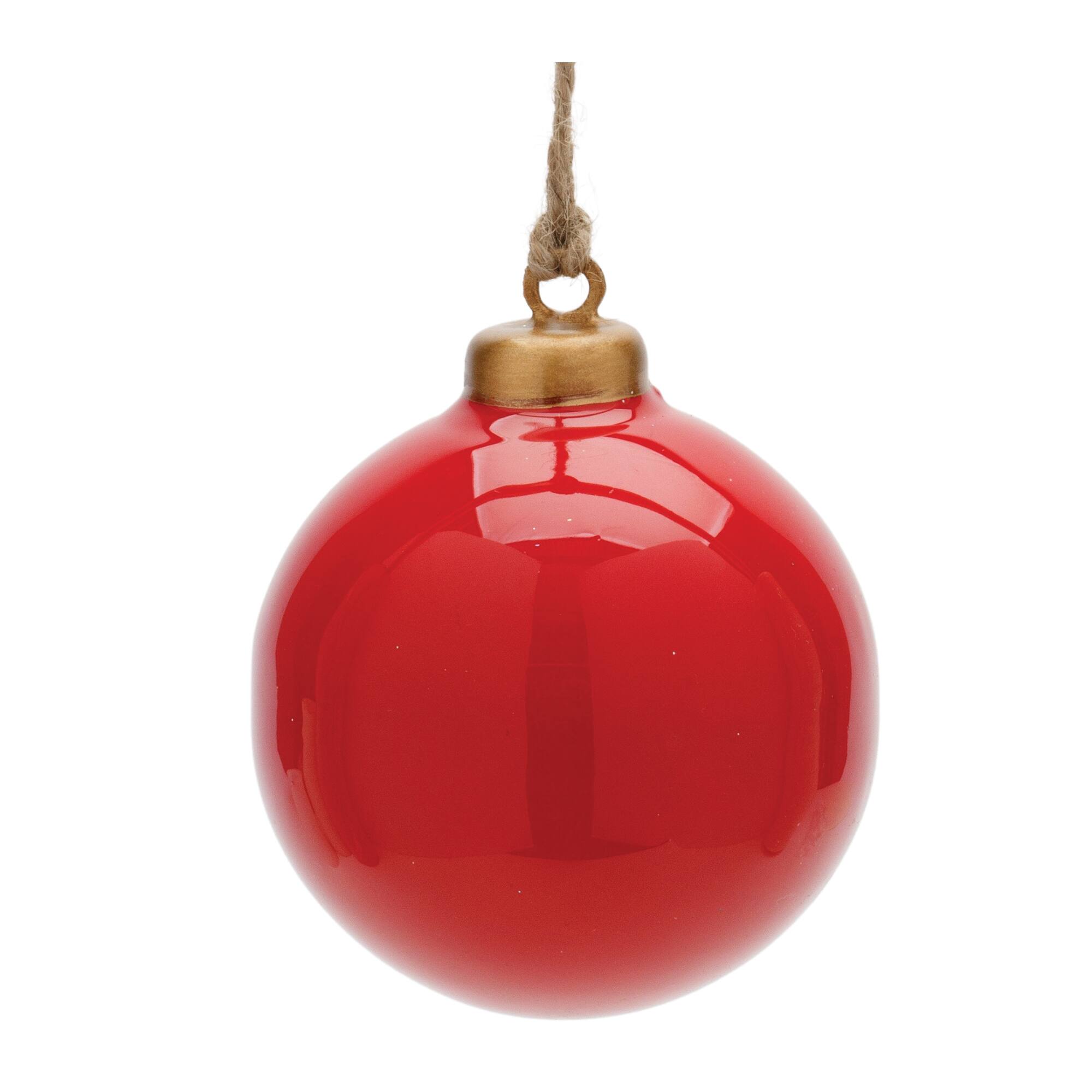 3" Red Metal Ball Ornaments, 6ct. | Michaels