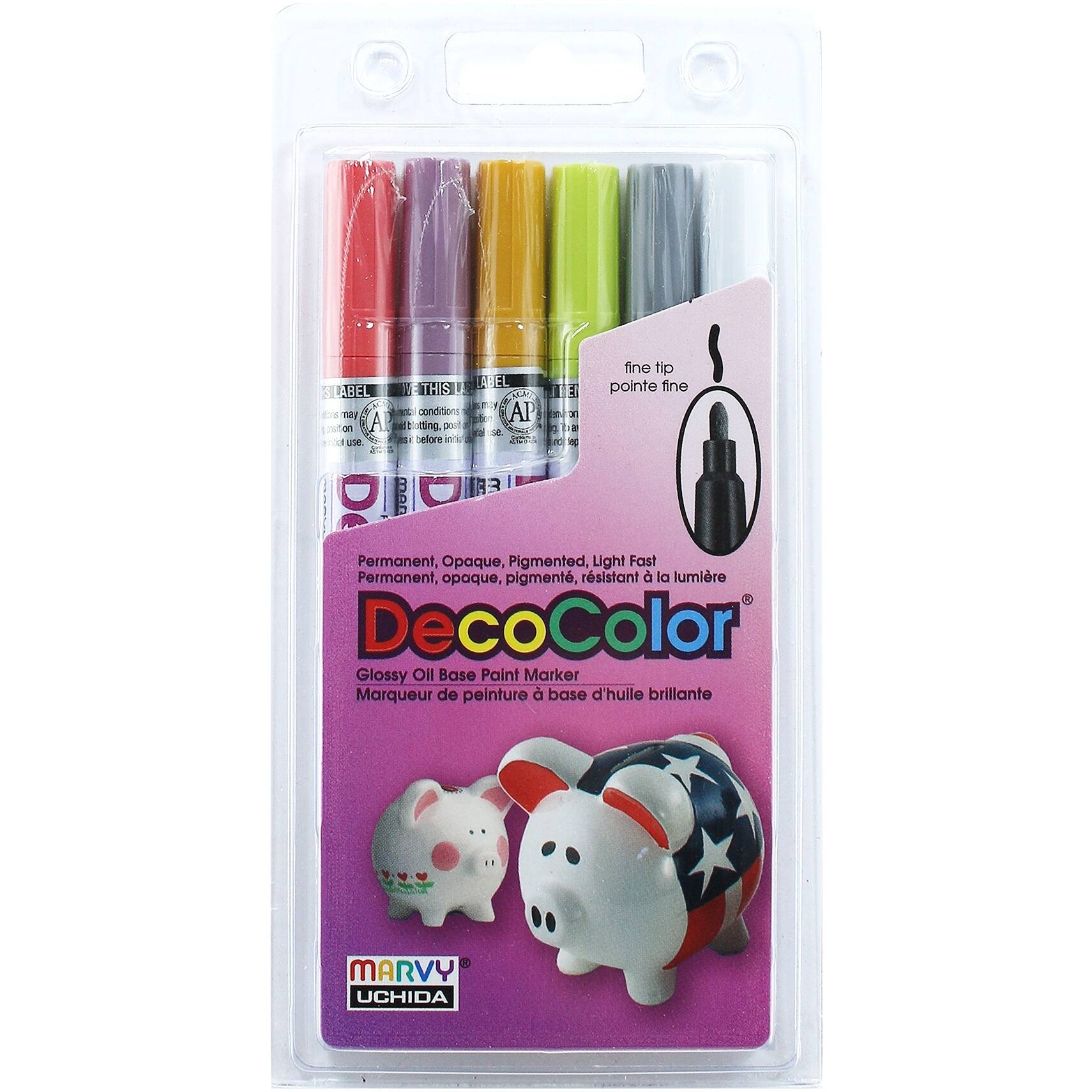 DecoColor® Retro Fine Tip Paint Marker Set | Michaels