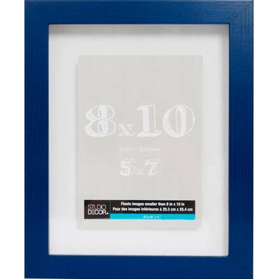 Sapphire Blue Belmont Float Frame by Studio Décor®, Size: 8" x 10 ...