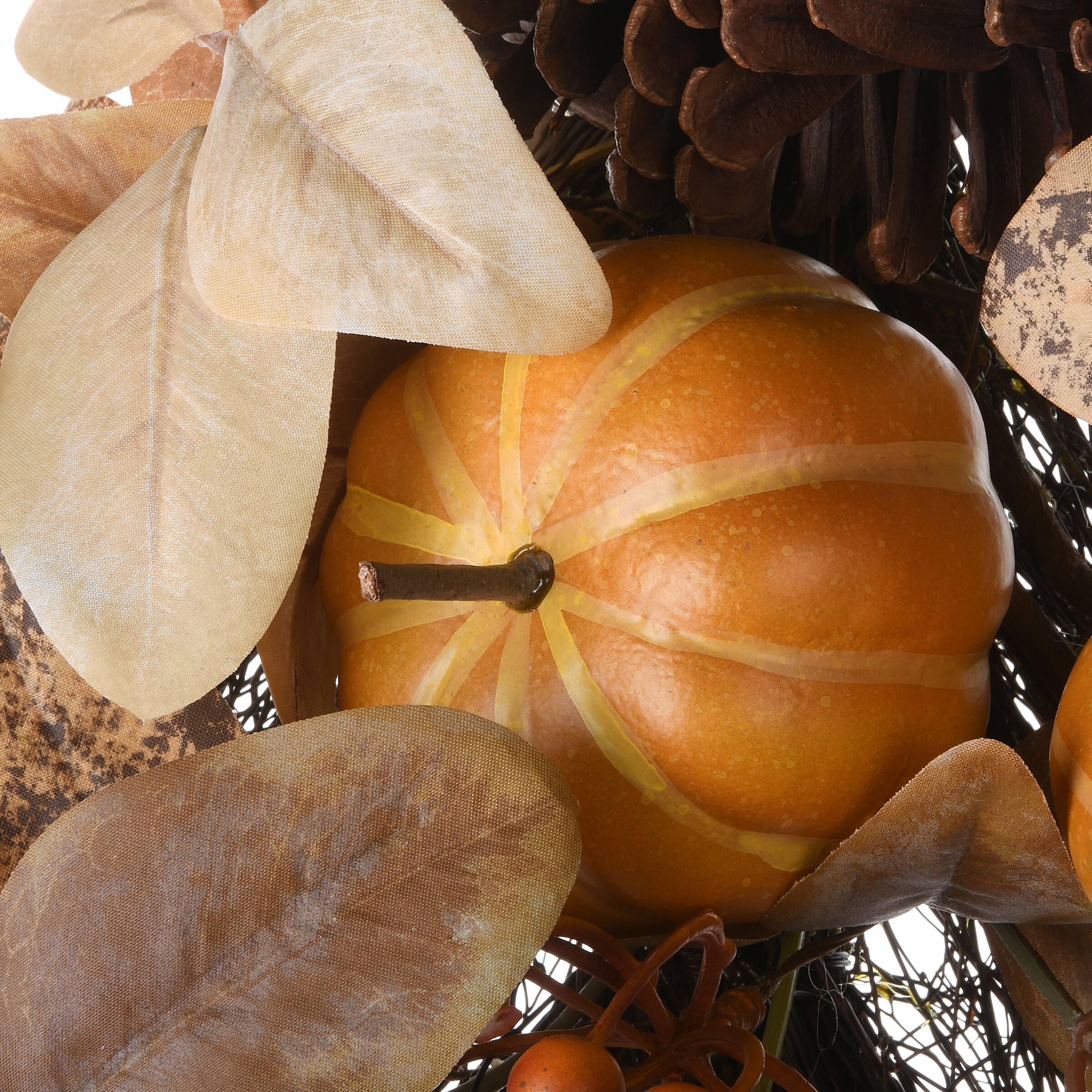 30" Autumn Pine Nut Teardrop Swag | Fall Floral Arrangements | Michaels