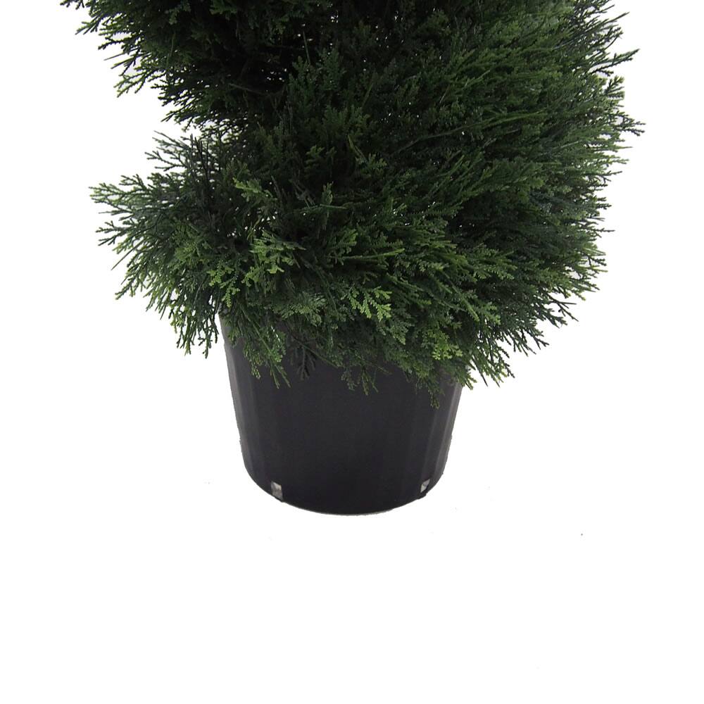 6ft. Potted Green Cedar Spiral Tree | Trees & Floor Plants | Michaels