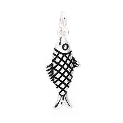 Silver Plated Fish Charm by Bead Landing™ | Michaels