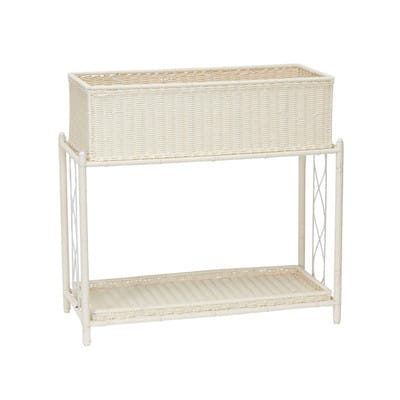Household Essentials Raised Plant Stand, Color: White | Michaels