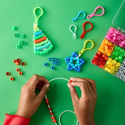 Beaded Holiday Keychains | Projects | Michaels