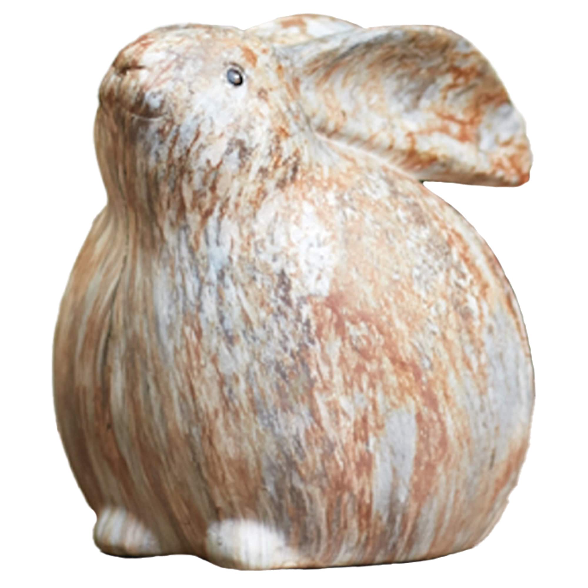 6.5" Marble Design Rabbit Figurine Set | Michaels