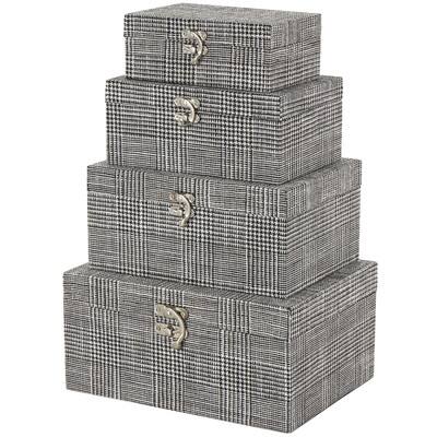 Fabric Decorative Storage Box Set, Color: Gray | Michaels