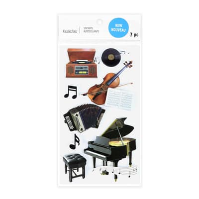 Record Player Dimensional Stickers by Recollections™ | Michaels