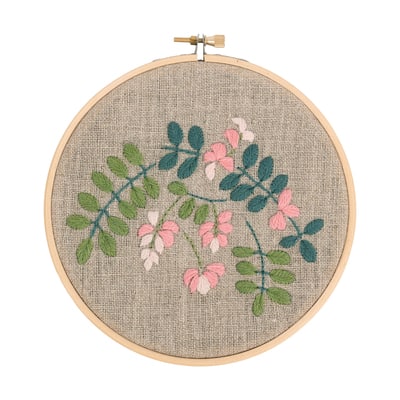 DMC® Indigo Intermediate Embroidery Kit with Hoop | Michaels
