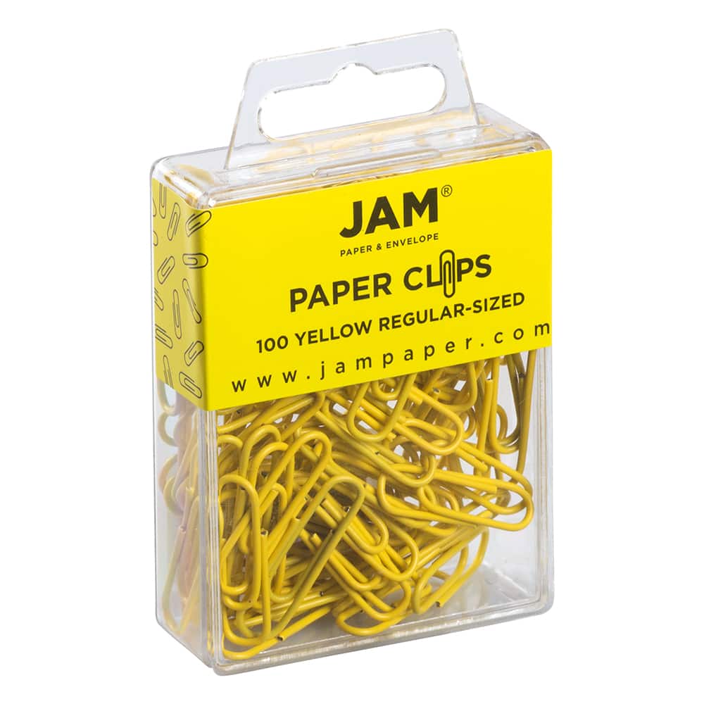 JAM Paper 1" Colorful Standard Paper Clips, 2 Packs of 100 | Michaels