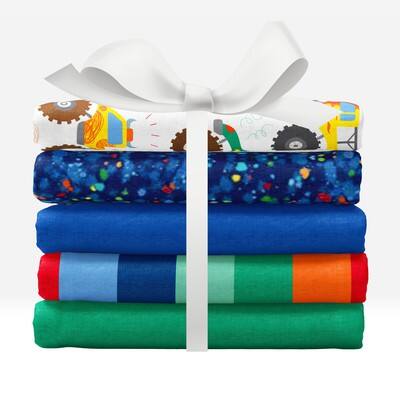 SINGER Monster Trucks Cotton Fabric Fat Quarters | Michaels
