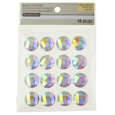 Iridescent Rhinestone Stickers by Recollections™ | Michaels