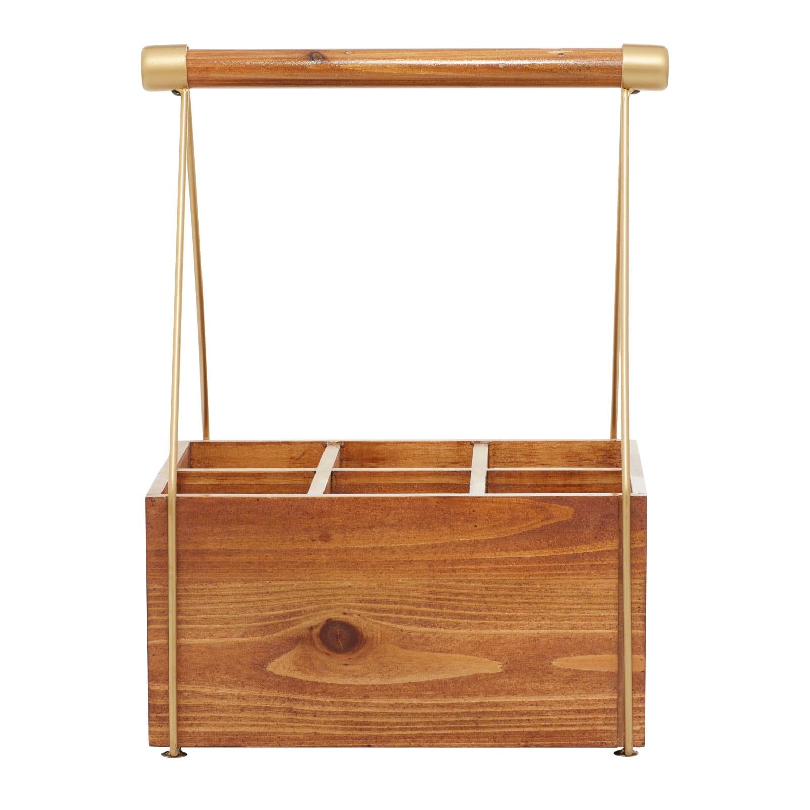 16" Brown Wood Modern Farmhouse Style Wine Rack | Michaels