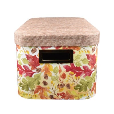Large Autumn Decorative Box with Lid by Ashland® | Michaels