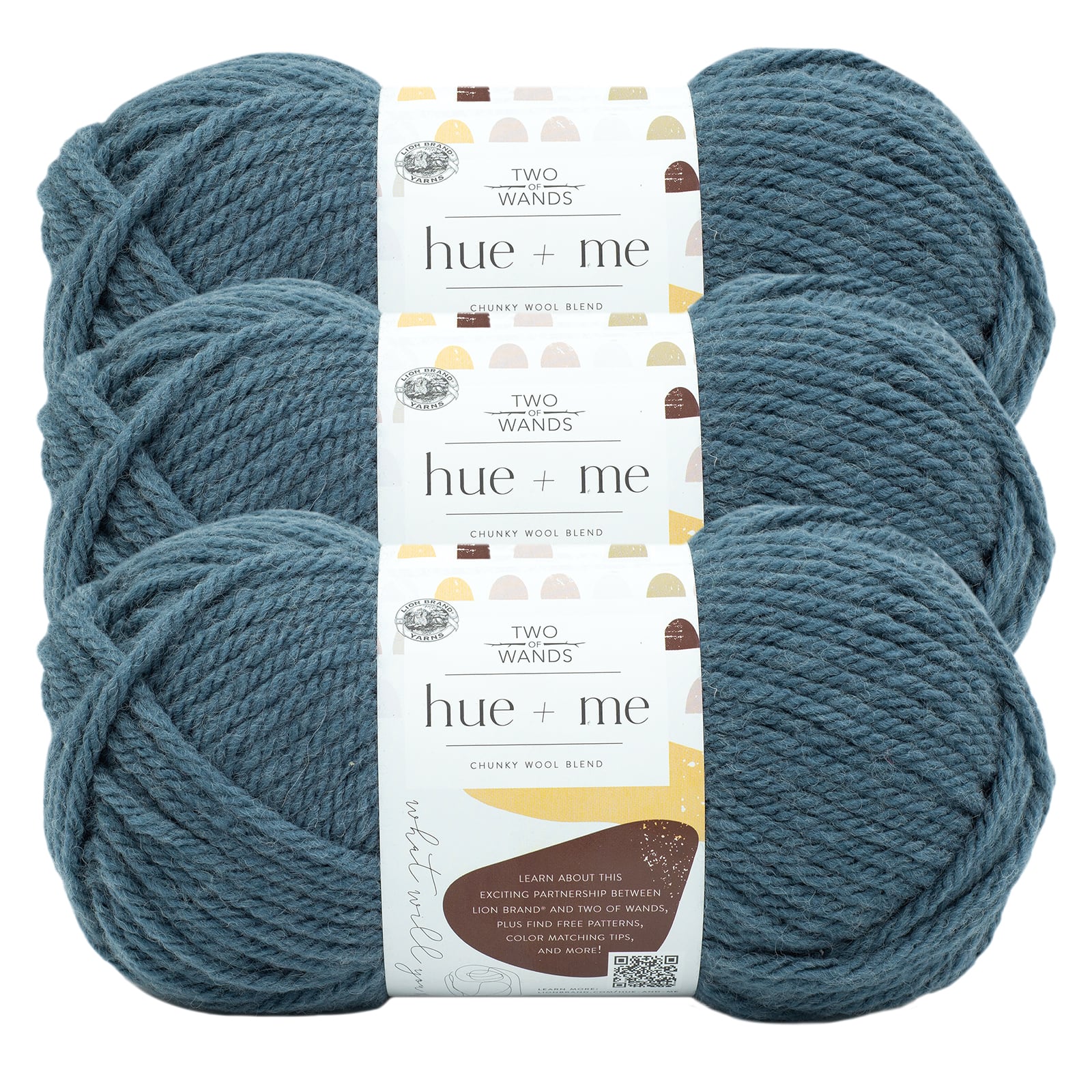 3 Pack Lion Brand® Two of Wands Hue + Me Yarn | Michaels