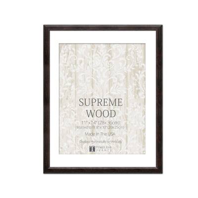 Timeless Frames® Supreme Espresso Wood Frame with Mat | Michaels
