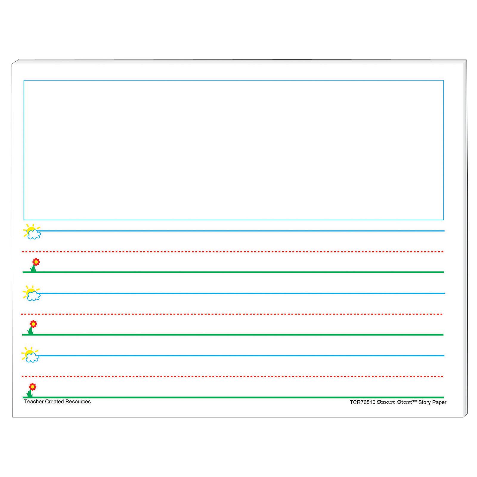 Teacher Created Resources Smart Start™ K-1 Story Paper, 3 Packs of 40 ...