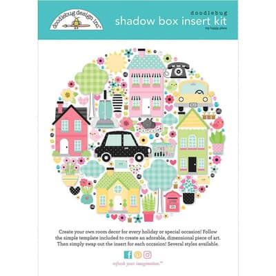 Doodlebug Design Inc.™ My Happy Place Shadow Box Insert Kit | Michaels