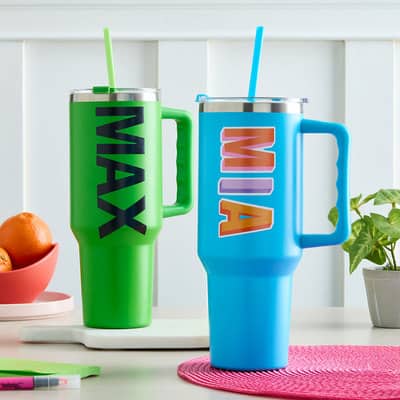 Name Sticker Tumbler | Projects | Michaels