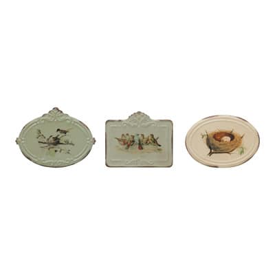 Bird Images Metal Boxes with Attached Lid Set, 3ct. | Michaels