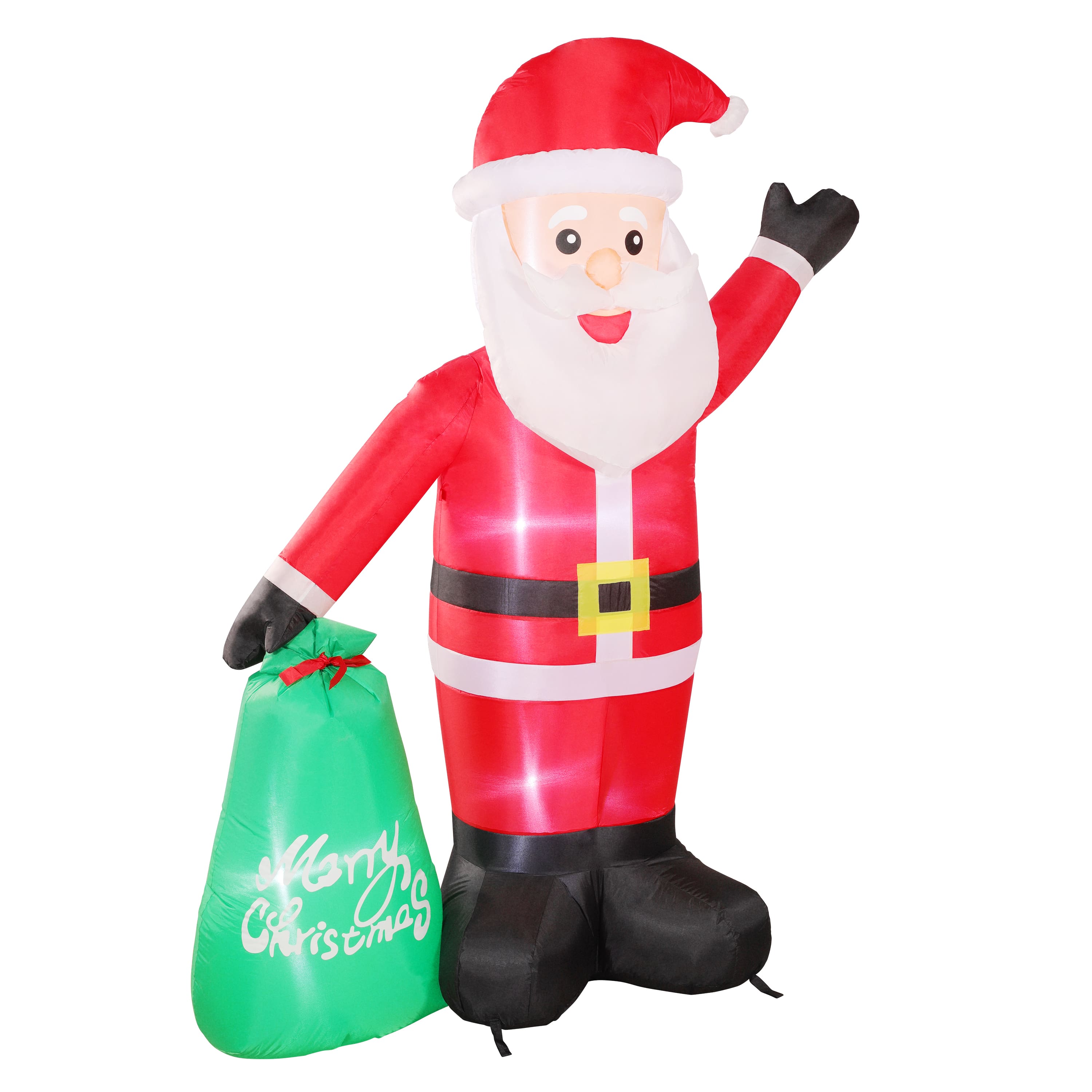 6ft. Inflatable Christmas Santa with Warm White LED Lights | Michaels
