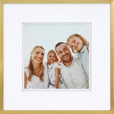 Buy in Bulk - 6 Pack: Gallery™ Gold Frame with Mat by Studio Décor ...