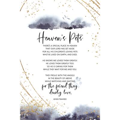 Heaven's Pets by Ron Tranmer Plaque | Michaels