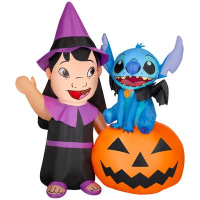 6ft. Airblown® Inflatable Halloween Lilo & Stitch | Michaels