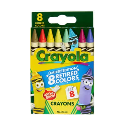 Crayola® Limited Edition Retired Colors Crayons, 8ct. | Michaels