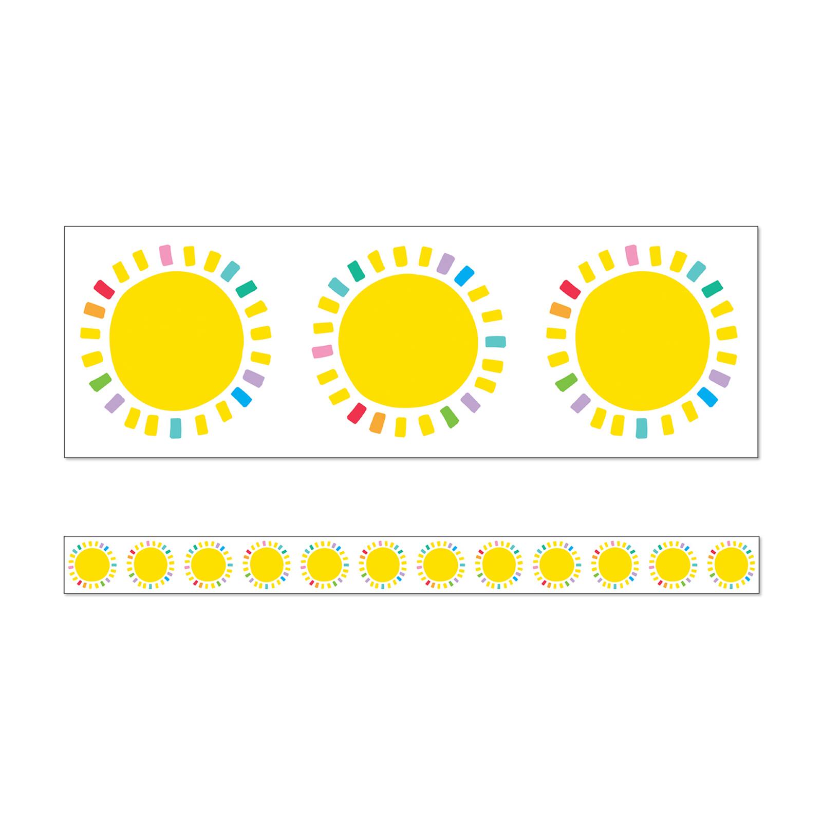 Carson Dellosa® Sunshine Straight Border, 216ft. | Michaels