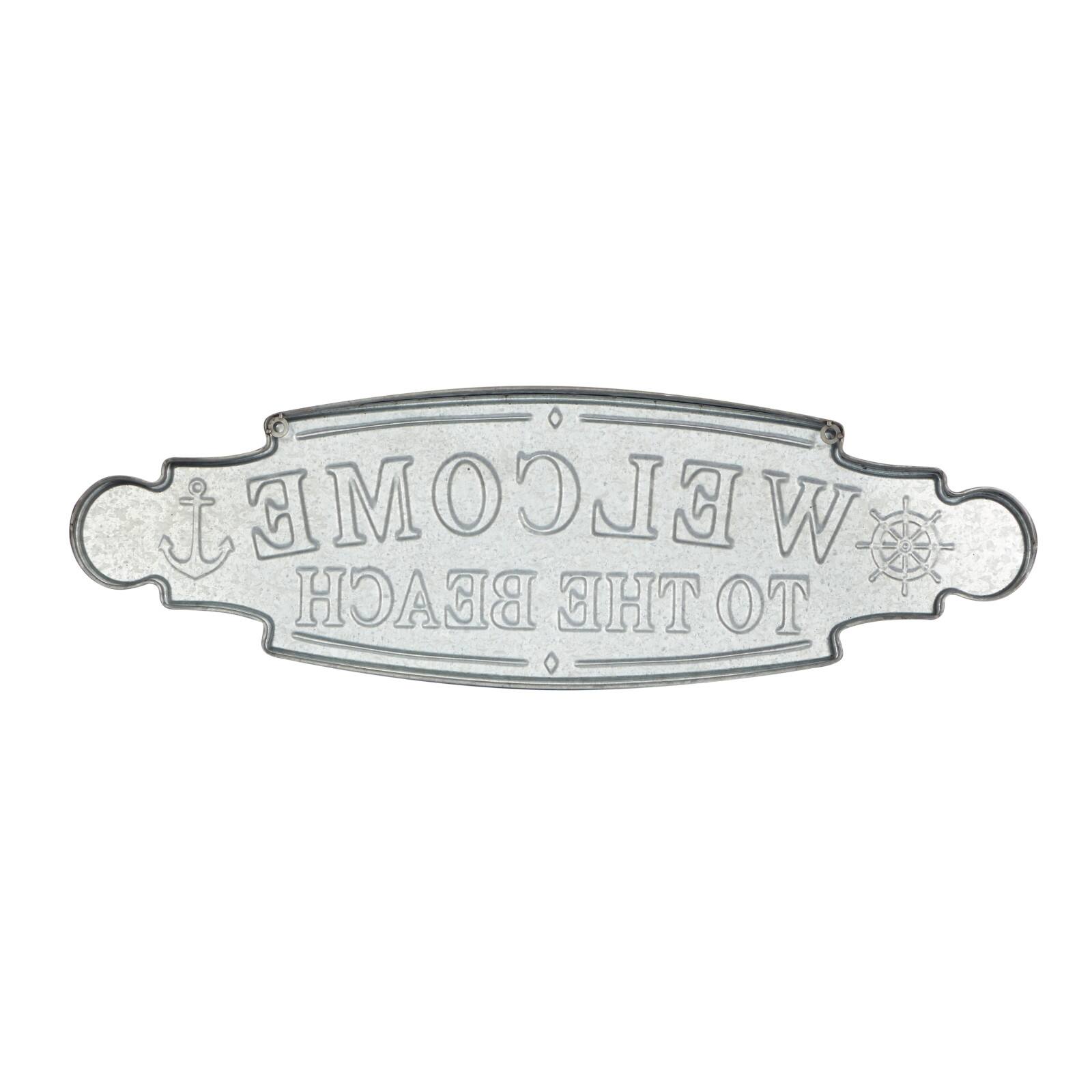 36" Blue Coastal Metal Wall Sign | Michaels