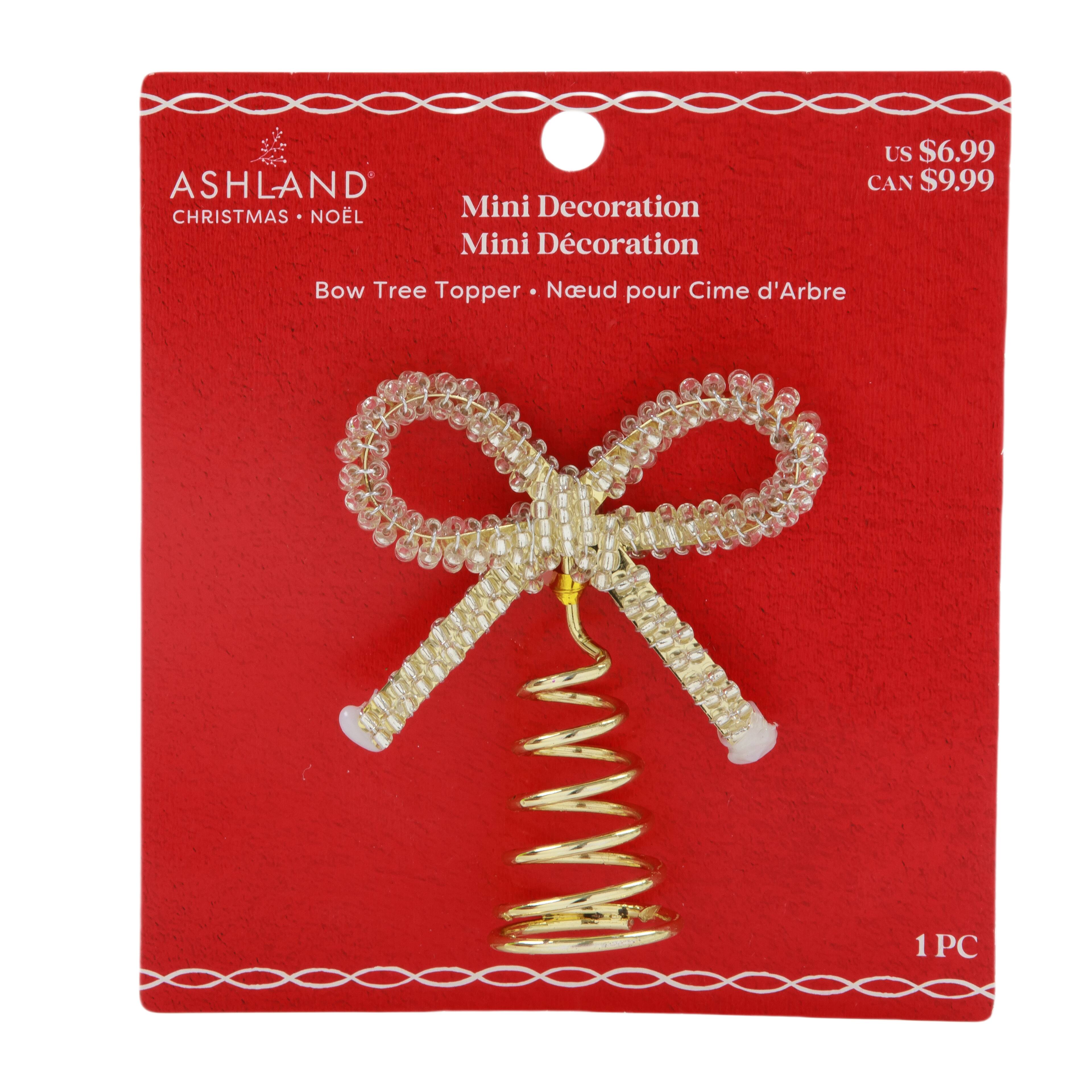 Mini Bow Tree Topper Decoration by Ashland® | Michaels