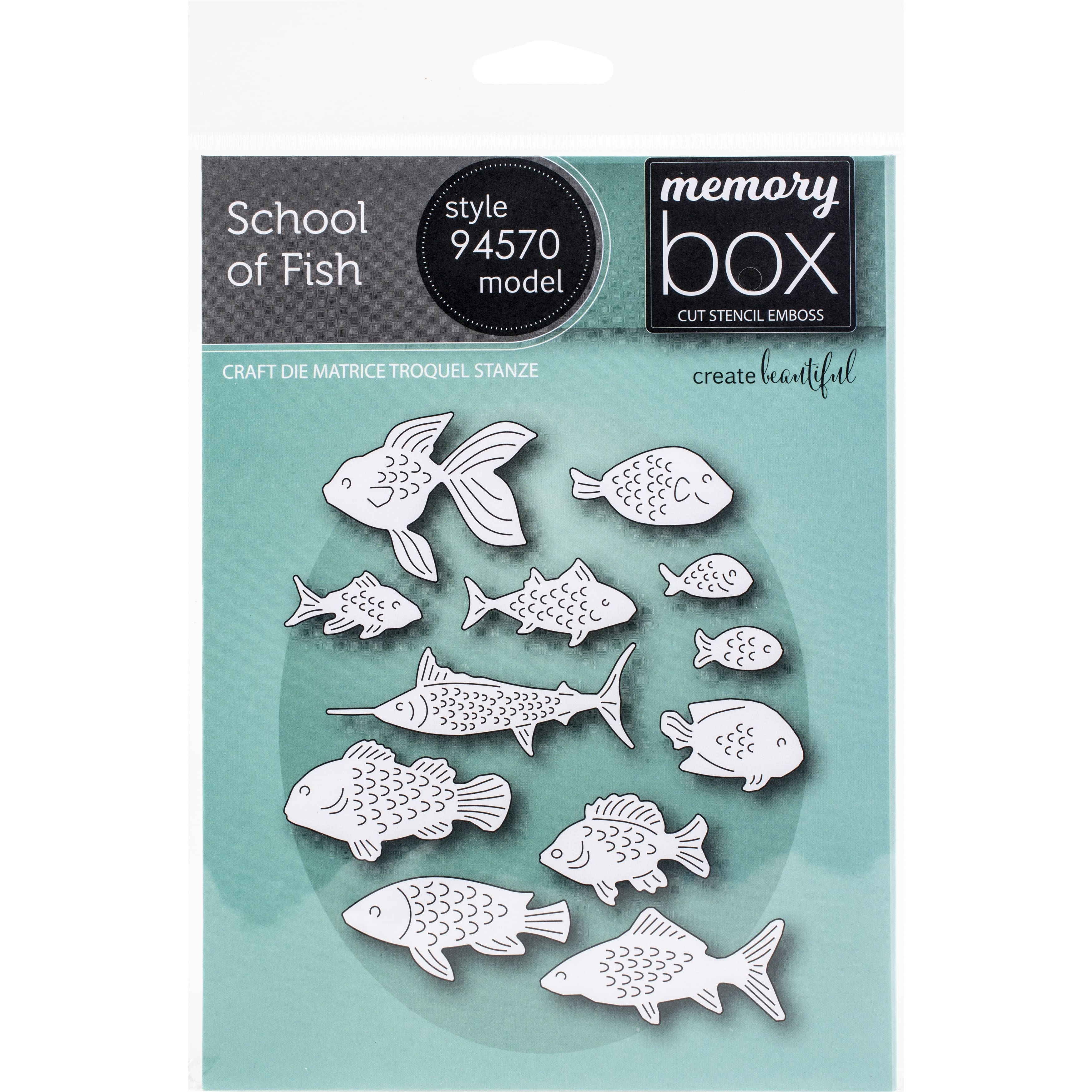 Memory Box School of Fish Die Set | Michaels