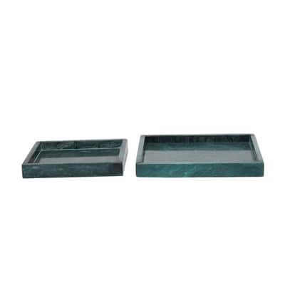 Modern Marble Tray with Raised Border Set | Michaels