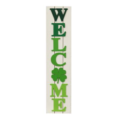 19" St. Patrick's Day Shamrock Welcome Sign by Celebrate It™ | Michaels