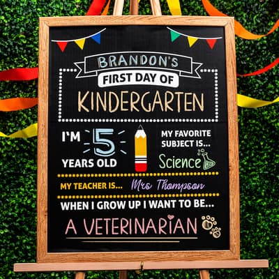 Back to School Blackboard Sign | Projects | Michaels