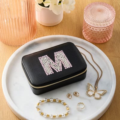 Crystal Initial Jewelry Box | Projects | Michaels