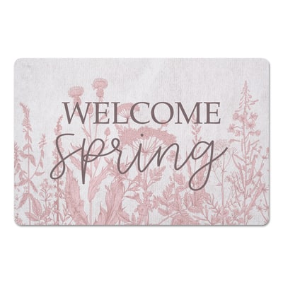 Welcome Spring Floor Mat | Michaels