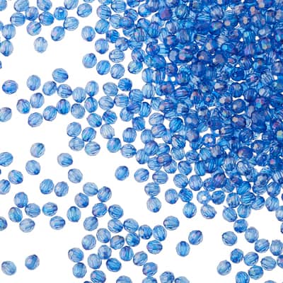 6mm Faceted AB Acrylic Round Bead Value Pack by Bead Landing™ | Michaels