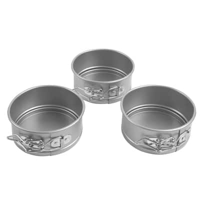 Buy in Bulk - 6 Packs: 3 ct. (18 total) Non-Stick Mini Springform Pan ...