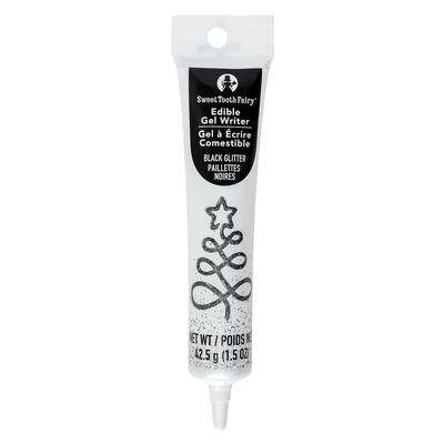 Sweet Tooth Fairy® Black Glitter Edible Gel Writer | Michaels