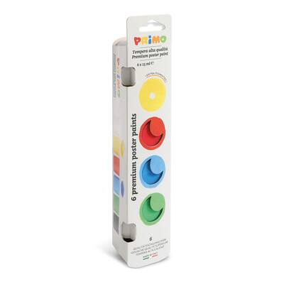 PRiMO Premium 6 Color Tempera Paint Pot Set | Michaels