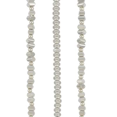 Silver Metal Bead Mix by Bead Landing™ | Michaels