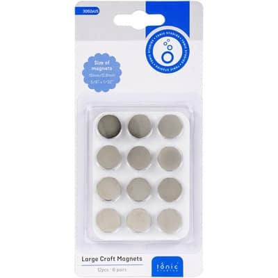Tonic Studios® 12ct. Large Craft Magnets, 15mm | Michaels