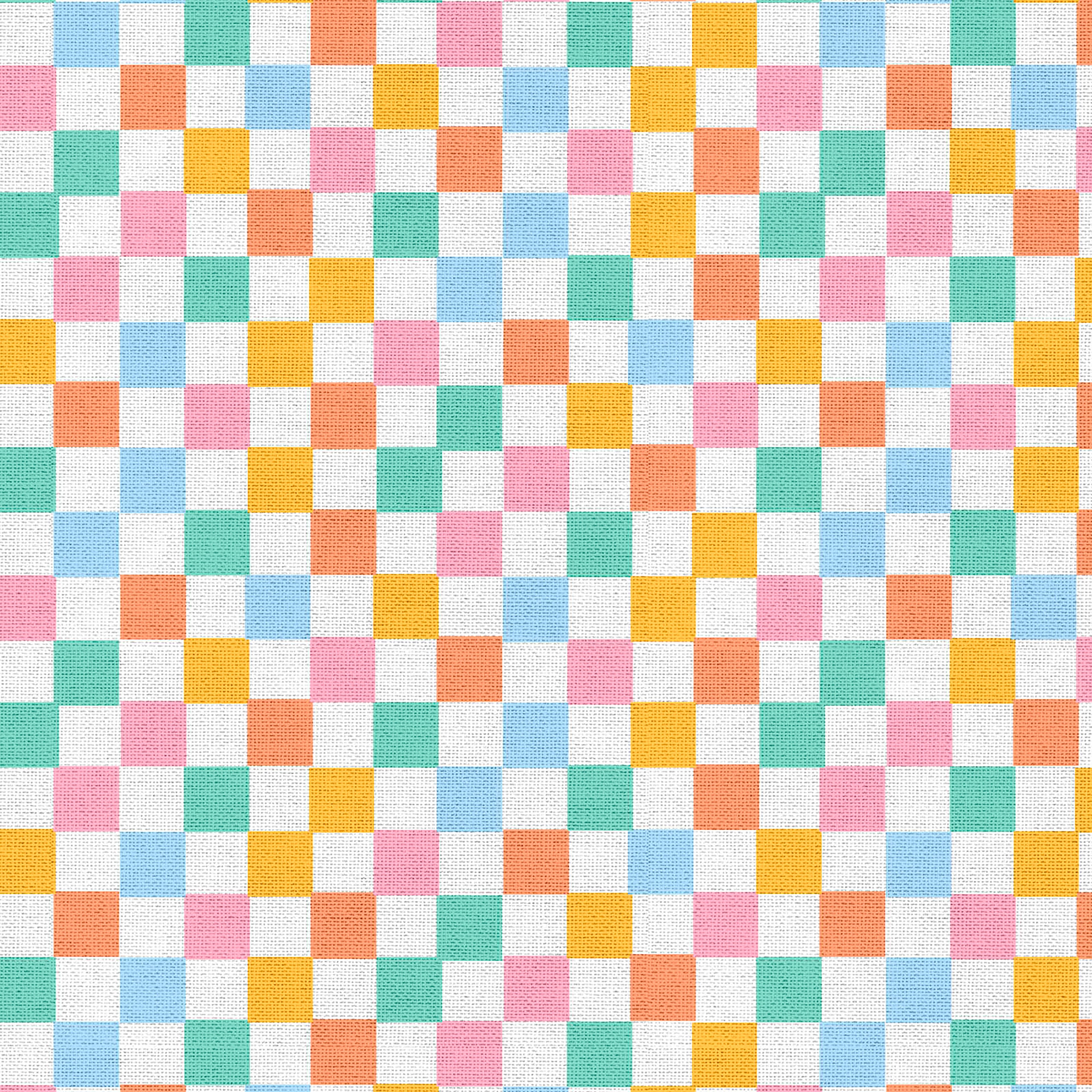 Fabric Editions Multicolor Retro Check Cotton Fabric | Michaels
