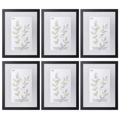 Buy in Bulk - 6 Pack: Black 18" x 24" Float Frame by Studio Décor ...