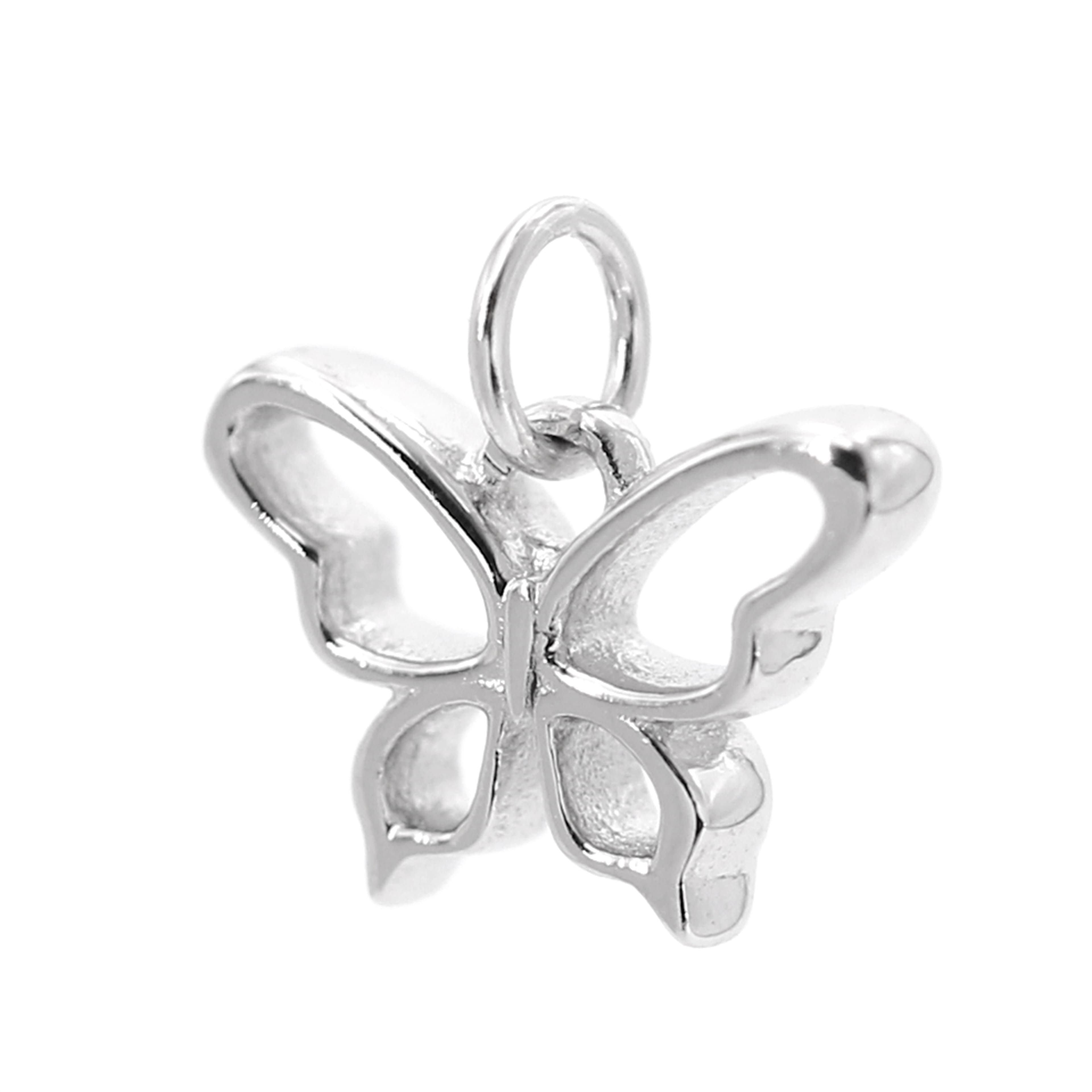 Sterling Silver Butterfly Icon Charm by Bead Landing™ | Michaels