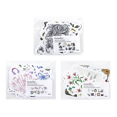Assorted Romantic Vinyl Die Cut Stickers, 10pc. by Recollections ...