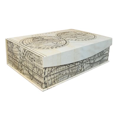 Medium Map Flip Top Decorative Box by Ashland® | Michaels