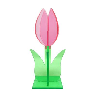 8" Translucent Tulip Tabletop Décor by Ashland®, Color: Pink | Michaels