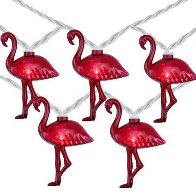10ct. Pink Flamingo Summer Patio String Lights | Michaels